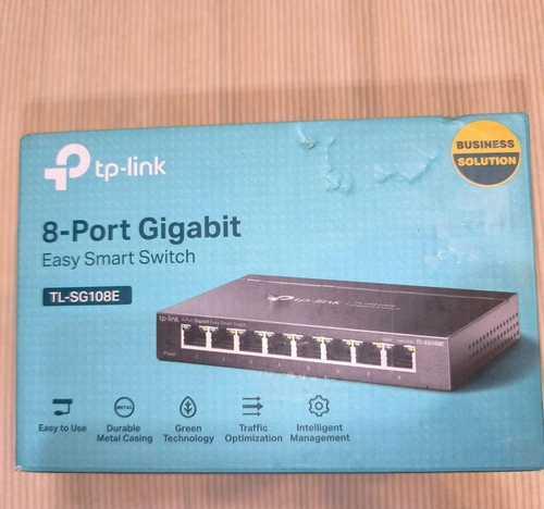 Коммутатор TP-link TL-SG108E