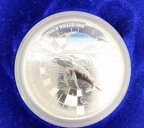 Серебряная монета Елизавета II 999пр