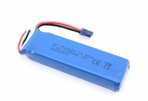 Аккумулятор Li-Pol 7.4v 7534100 2700mah разъем EC2