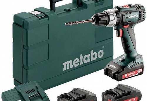 Дрель-шуруповерт Metabo BS 18 L, 3 x 2,0 Ah