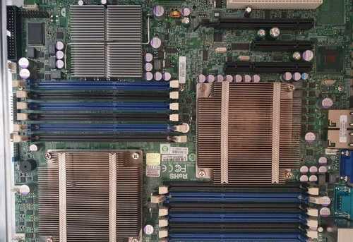 Комплект Supermicro X8DTI-F и 2 X5570 S1366