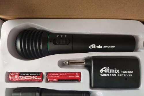 Микрофон беспроводной/проводной Ritmix RWM-100