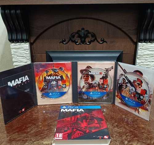 Mafia trilogy ps4 диск