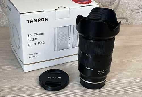 Объектив Tamron 28-75mm f/2.8 Di III RXD