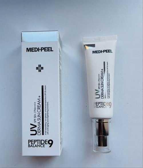 Антивозрастной spf 50+ крем Medi Peel 9 Peptides