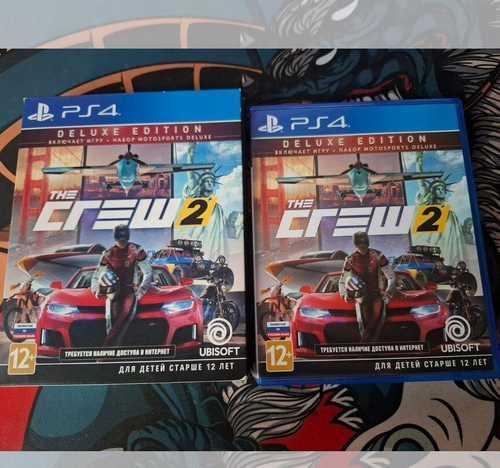 Диск на ps4 и ps5 the Crew 2 Deluxe Edition