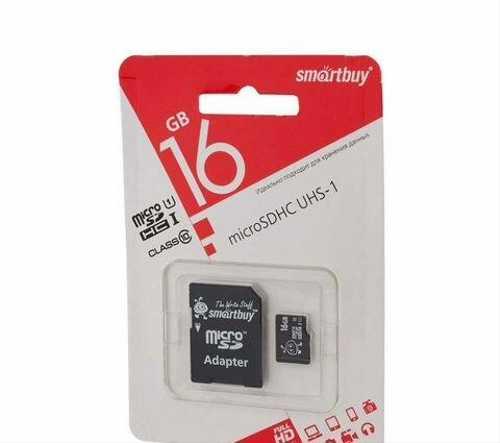 Smartbuy micro SD 16 Gb class 10