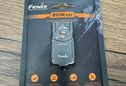 Fenix E03R наключный фонарь брелок