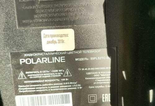 Телевизор polarline 55 дюймов