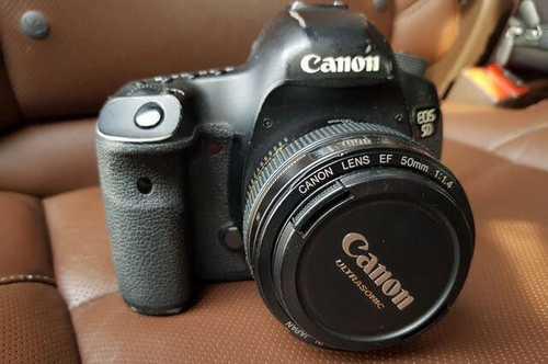 Canon 5D Mark iii + объектив EF 50 mm 1.4
