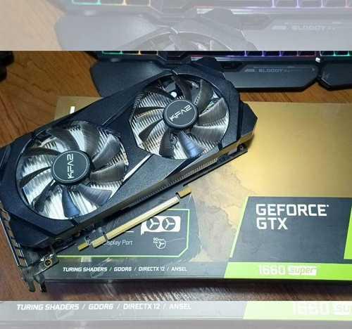 Видеокарта KFA2 GeForce GTX 1660 super 6gb