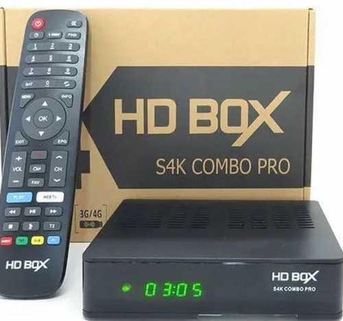 Tv приставка HD BOX S4K Combo pro новая