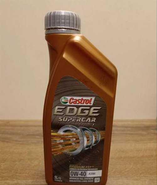 Castrol edge supercar 0W-40 A3/B4 1 л