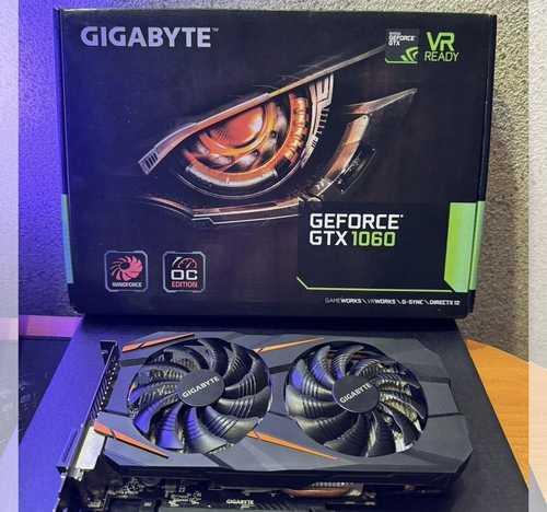 Видеокарта Gigabyte GeForce GTX 1060 3GB WF OC