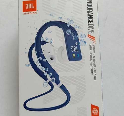 Jbl Endurance dive blue беспроводные наушники mp3