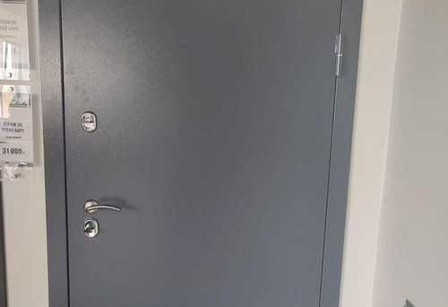 Дверь уличная с терморазрывом графит серый