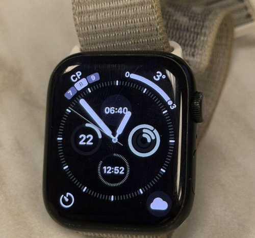 Часы apple watch 7 45 mm green