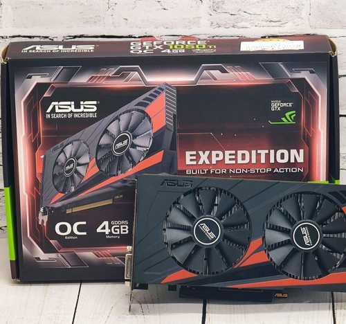 Видеокарта 4 GB Asus GTX 1050 Ti Expedition OC