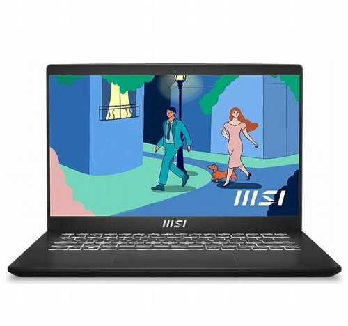 Ноутбук MSI Modern 14 C7M-239XRU (Ryzen 5 7530U/8Gb/SSD512Gb/14"/IPS/FHD/DOS) black
