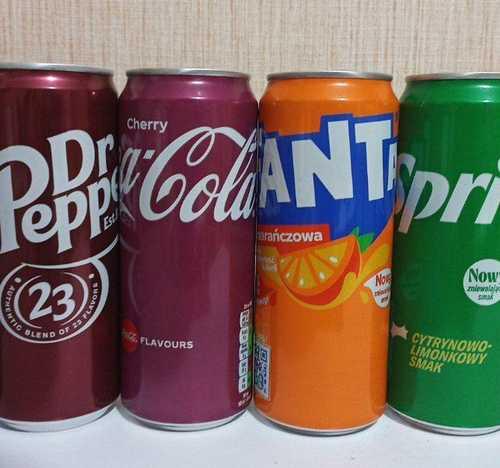 Coca cola, Pepsi, Dr Pepper, Coca cola Cherry, Fan