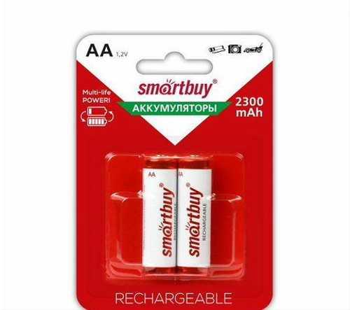 Аккумуляторы NiMh AA 2300mAh SmartBuy 2шт. в блист