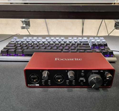 Звуковая карта focusrite scarlett 2i2 3rd gen