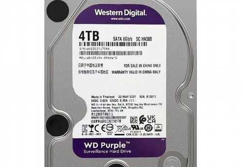 Жесткий диск WD 4тб Purple WD40purz/WD40purx Б/У