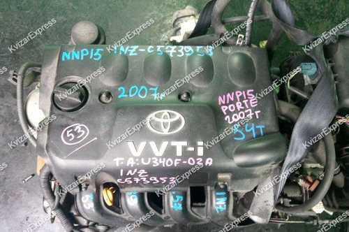 Двигатель Toyota Porte NNP15 1NZ-FE 2007