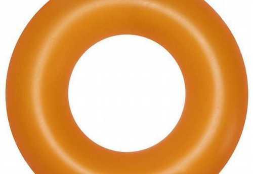 Круг для плавания "Неоновый" 91см оранжевый