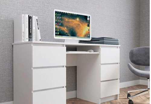 Компьютерный стол Мори мс-2 белый