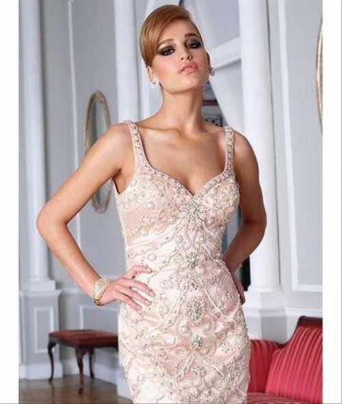 Шикарное платье Terani Couture 44/46 размер