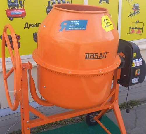 Бетономешалка 240л Brait BR-240 950Вт чугун венец