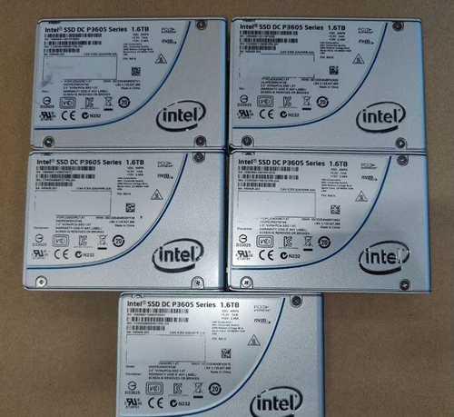 SSD диск intel P3605 MLC 1,6 тб 2.5 nvme U.2