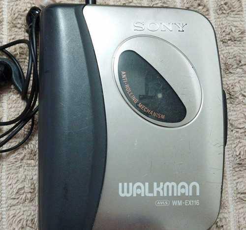 Кассетный плеер sony walkman ex