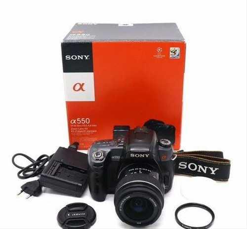 Sony A550 kit в упаковке (пробег 87095 кадров)