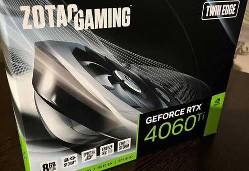 Zotac RTX 4060 Ti новая, на гарантии