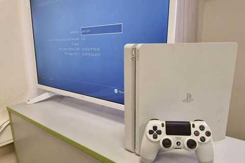 Прошитый белый Sony PlayStation 4 Slim 1Tb (9.00)