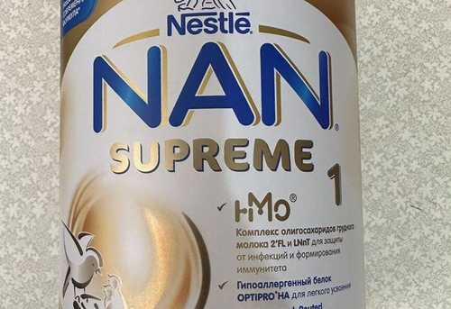 Молочная смесь Nan Supreme 1; смесь Nestogen 2