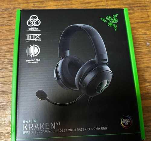 Игровые наушники razer kraken v3