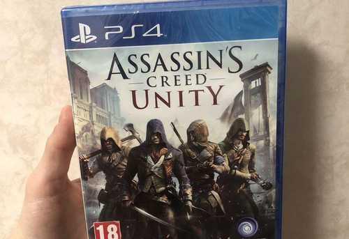 Assasins creed unity ps4 (новый)