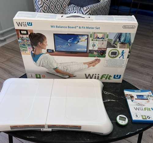 Wii balance board & fit meter set как новый