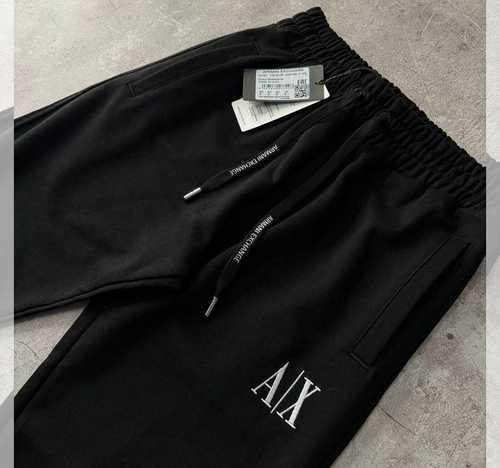 Спортивные штаны Armani Exchange черные мужские