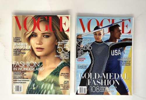 Vogue USA 2015 2016 журналы на английском языке