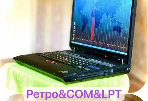 Ретро-Монстр IBM ThinkPad A31p 2003 COM & LPT port