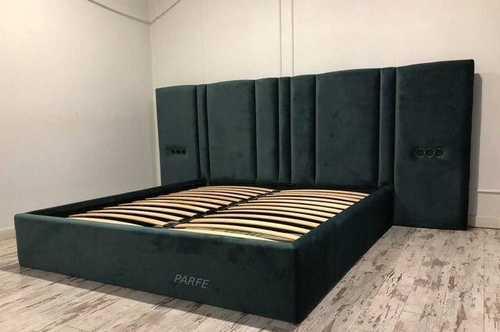 Двуспальная кровать "Эмбер" с панелью