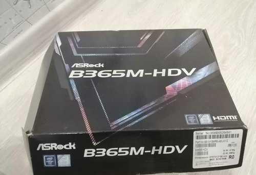 ASRock B365M-HDV + I5-9400f