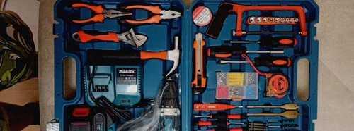 Набор инструментов с шуруповертом Makita