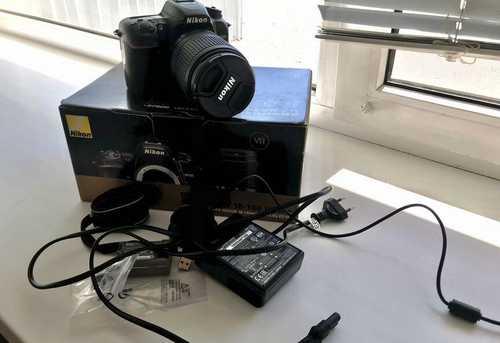 Nikon d7500 kit 18-140 VR идеальное состояние