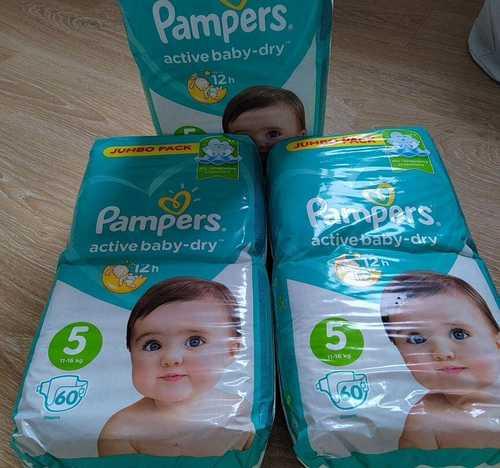 Подгузники pampers 5