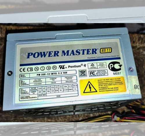 Блок питания power master на 350w